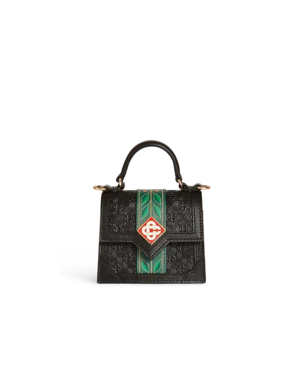 Casablanca Black Laurel Micro Jeanne Bag By - Multicolor