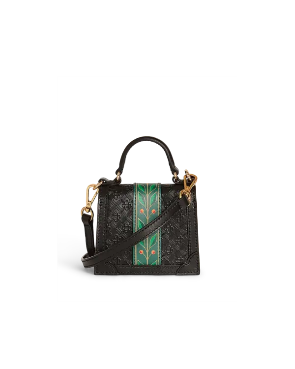 Casablanca Black Laurel Micro Jeanne Bag