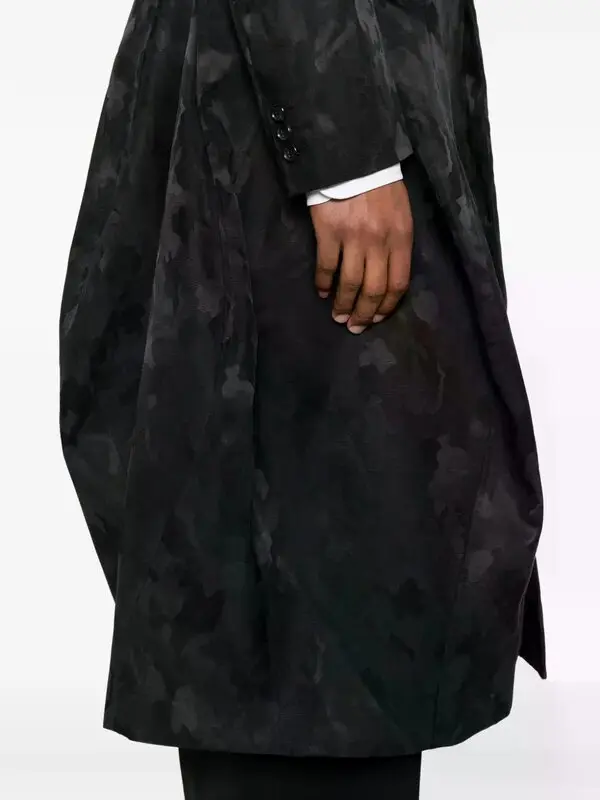 Comme Des Garçons Camouflage Jacquard Coat