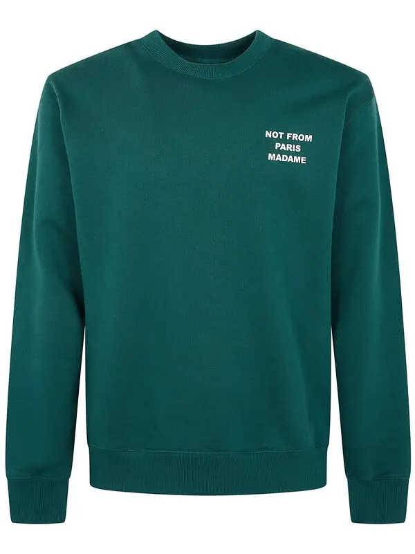 Drole De Monsieur Crewneck Sweatshirt With Logo Print