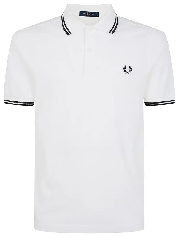 Fred Perry Tipped Shirt - White
