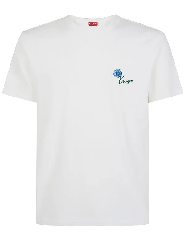 Kenzo T-shirt Slim "gots Tulip