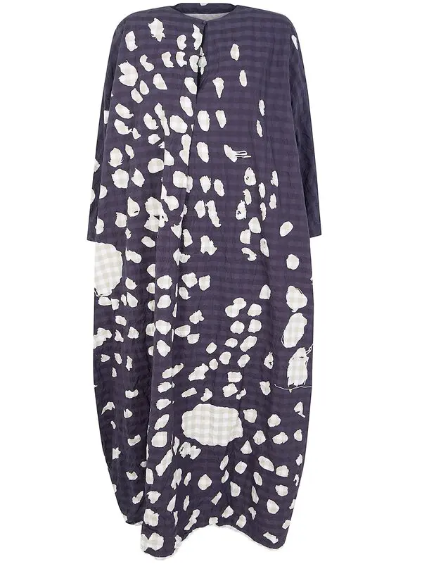 DANIELA GREGIS Short Sleeve Printed Dress