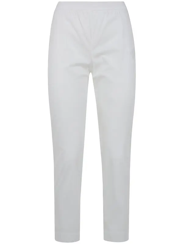Liviana Conti High-waisted Cotton Straight Leg Trousers
