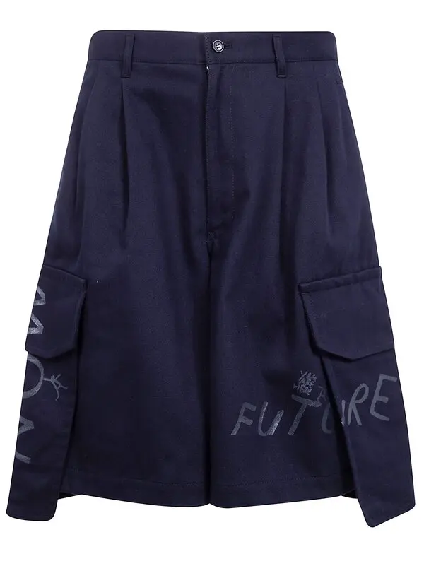 Comme Des Garçons Cotton Cargo Shorts