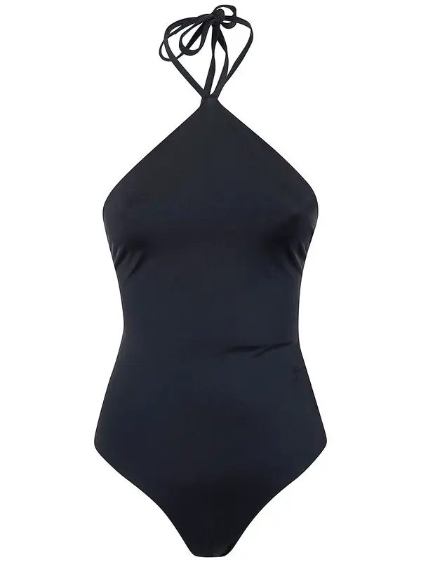 Jacquemus Le Maillot Bastide" Halterneck Swimsuit - Black