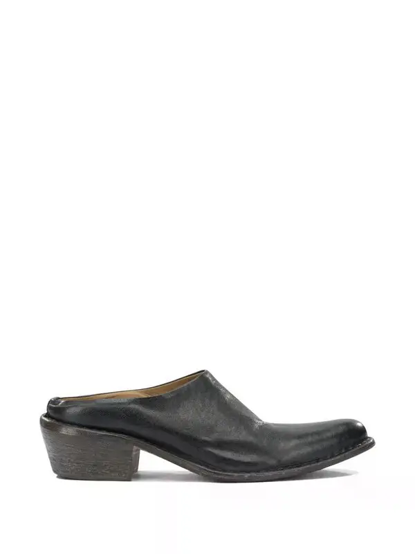 Moma Leather Slip-on Mules