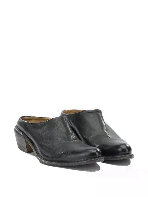Moma Leather Slip-on Mules