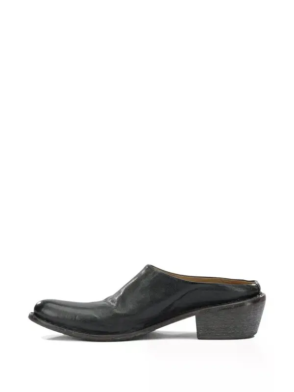Moma Leather Slip-on Mules