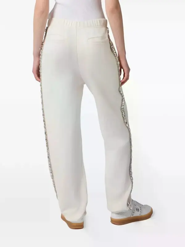 Philipp Plein Crystal Embellished Track Pants
