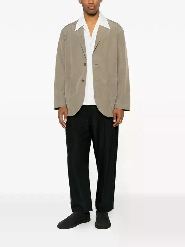 GOLDWIN Relax Nylon 2b Blazer - Neutrals