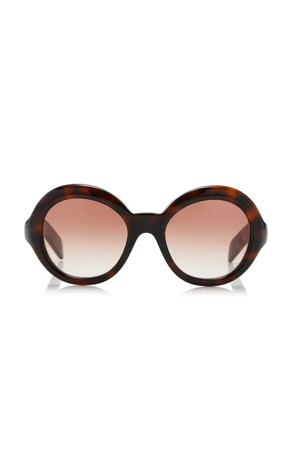 Prada Round Frame Acetate Sunglasses