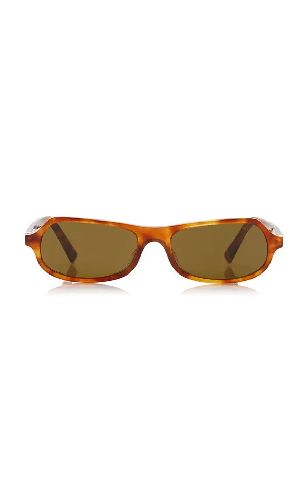 Miu Miu Square-frame Tortoiseshell Sunglasses - Brown
