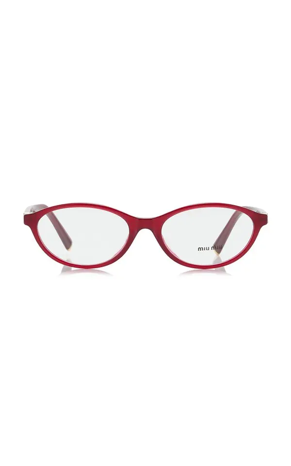 Miu Miu Round-frame Acetate Glasses