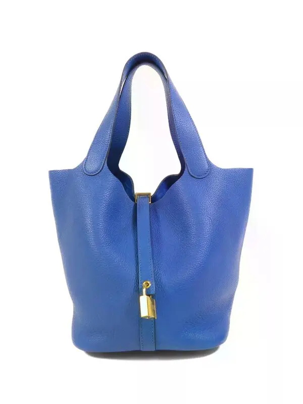 Hermès Mm Picotin Lock Shoulder Bag - Blue