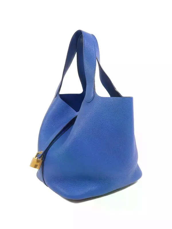 Hermès Mm Picotin Lock Shoulder Bag - Blue
