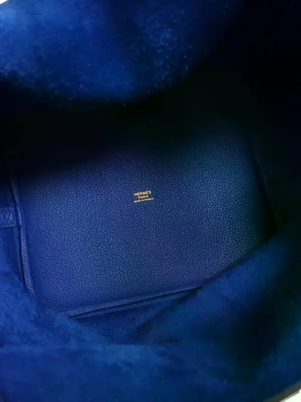Hermès Mm Picotin Lock Shoulder Bag - Blue