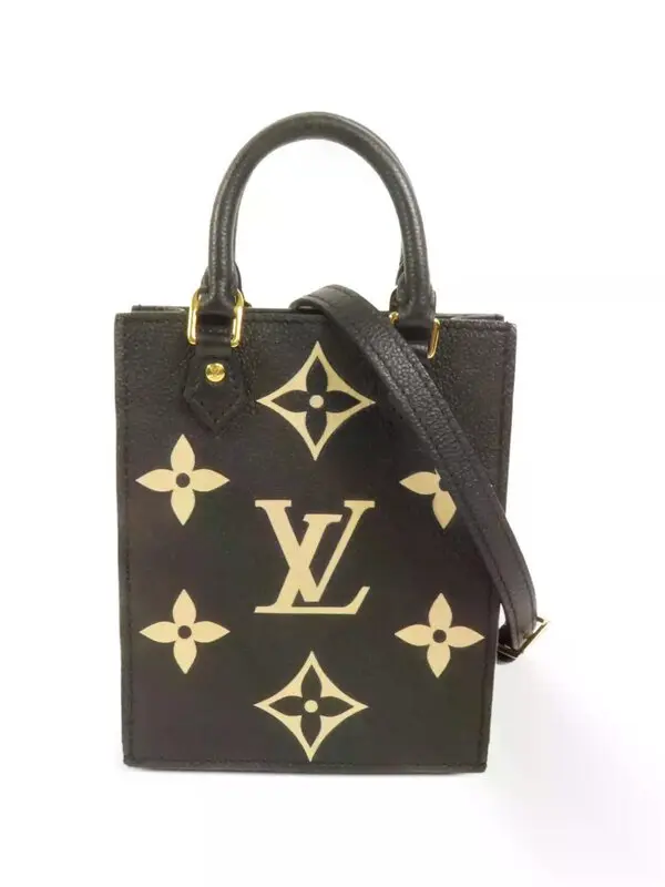 LOUIS VUITTON Petit Sac Plat Monogram Mini Tote Bag