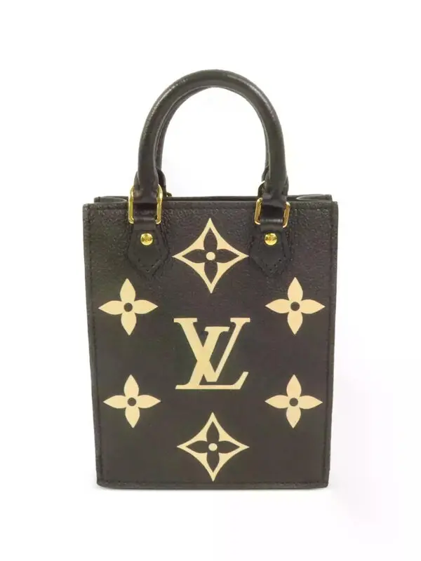 LOUIS VUITTON Petit Sac Plat Monogram Mini Tote Bag