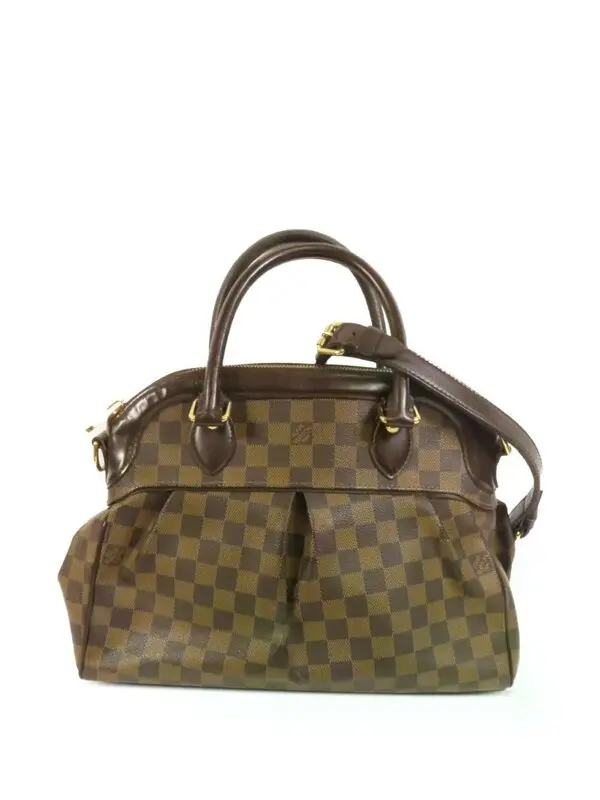 LOUIS VUITTON Trevi Pm Damier Ebène Tote Bag