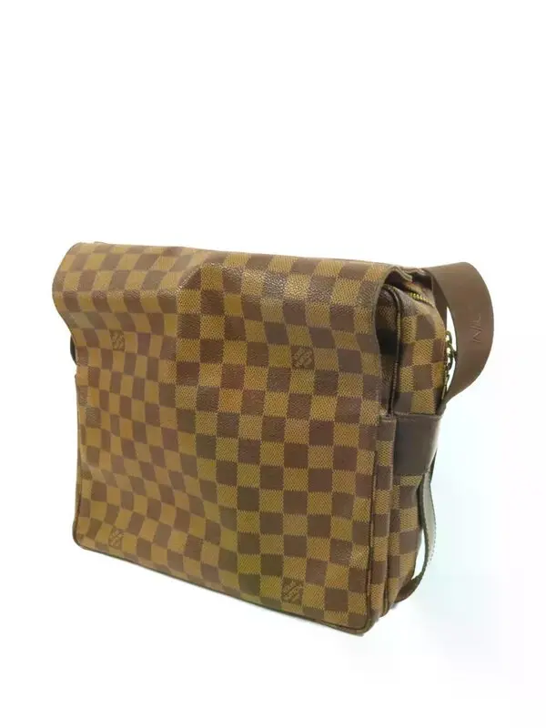 LOUIS VUITTON Naviglio Damier Ebène Shoulder Bag - Brown