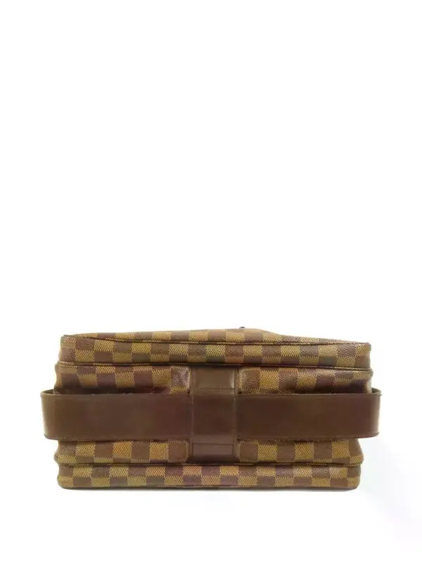 LOUIS VUITTON Naviglio Damier Ebène Shoulder Bag - Brown