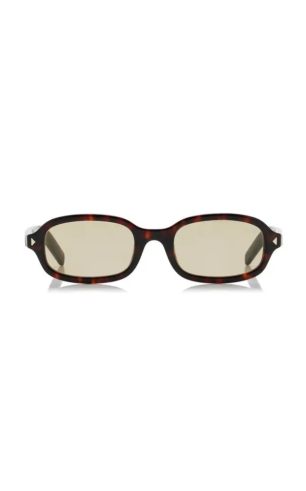 Prada Square Acetate Sunglasses - Brown