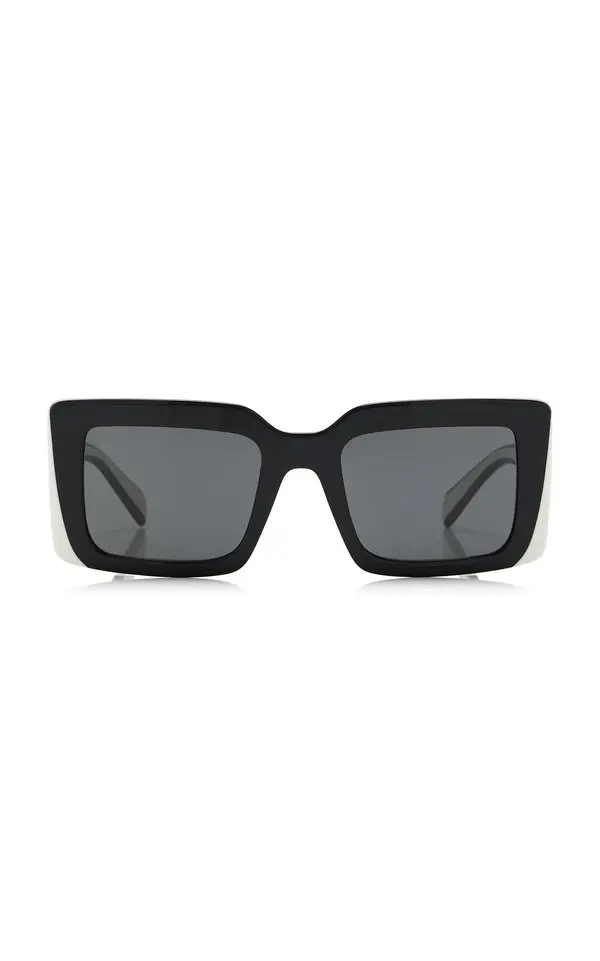 Prada Oversized Square Frame Sunglasses - Black
