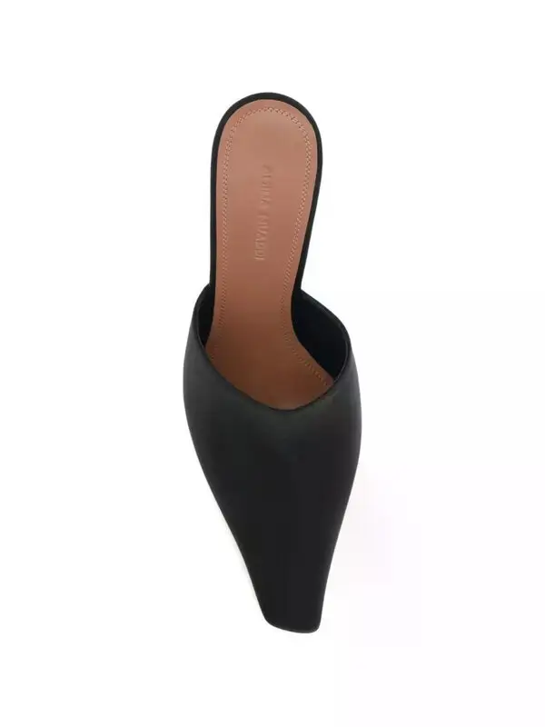 Amina Muaddi Jamie Pointed-toe Mules