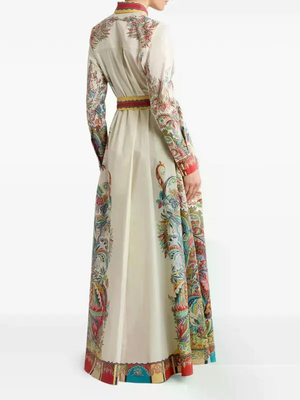 Etro Paisley-print Cotton Maxi Dress