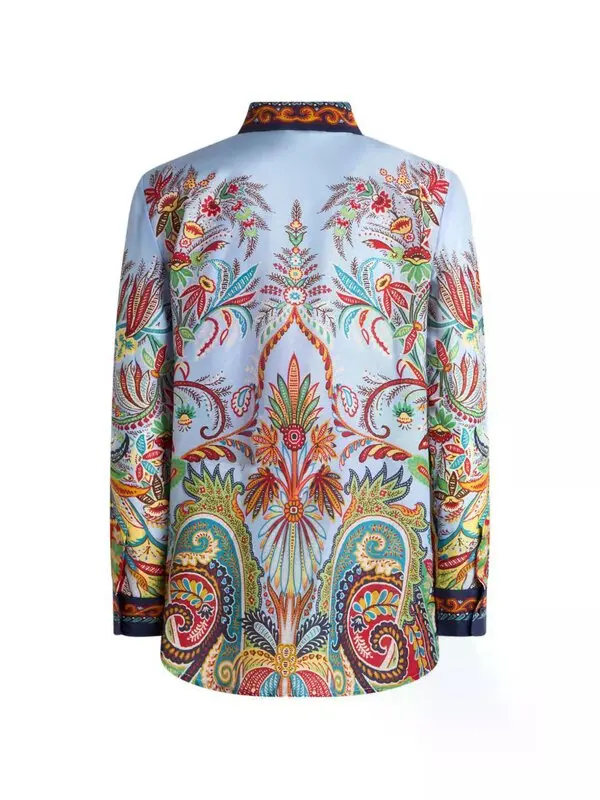 Etro Paisley Print Cotton Shirt