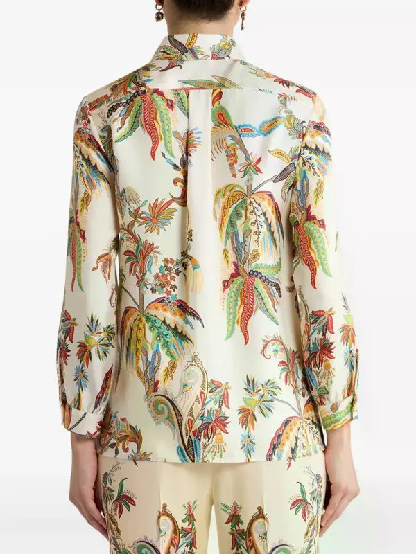 Etro Silk Paisley Print Shirt