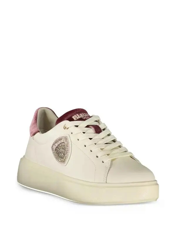 BLAUER. Crystal Embellished Sneakers