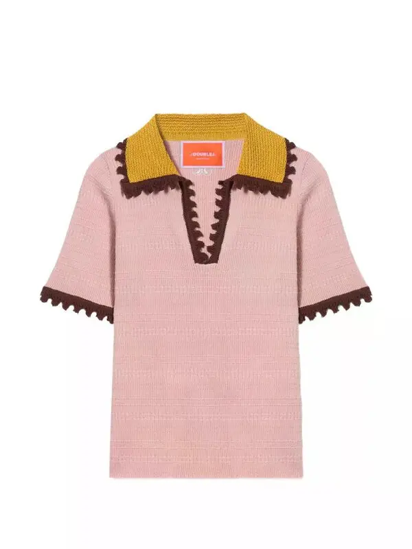 La DoubleJ Picket Polo Top