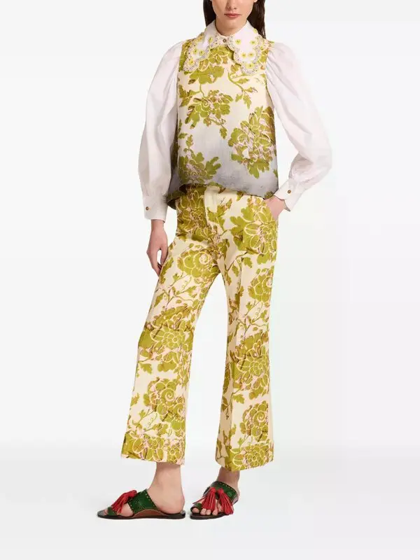 La DoubleJ Hendrix Cropped Flare Pants