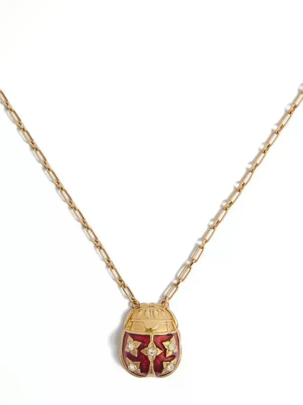 La DoubleJ Lady Scarab Necklace