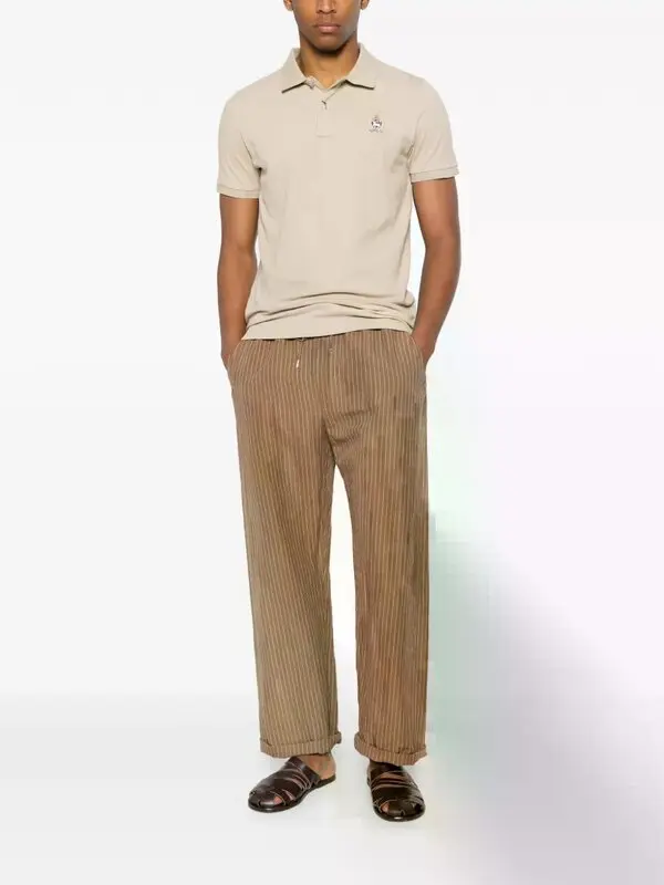 JOHNNY LAMBS Logo-embroidered Polo Shirt