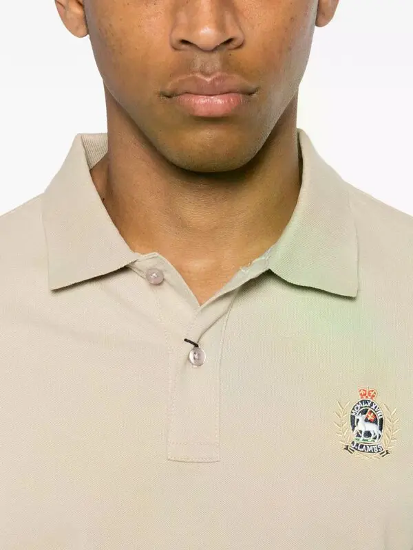 JOHNNY LAMBS Logo-embroidered Polo Shirt