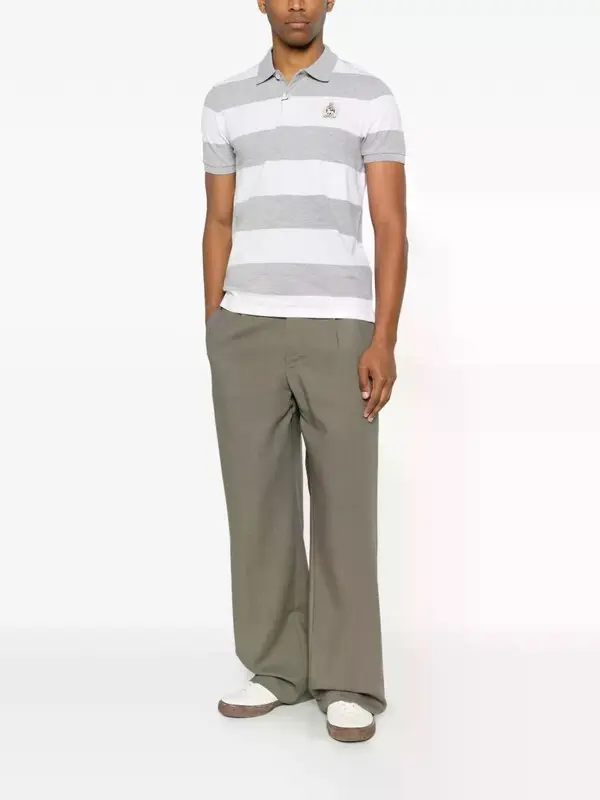 JOHNNY LAMBS Striped-pattern Polo Shirt
