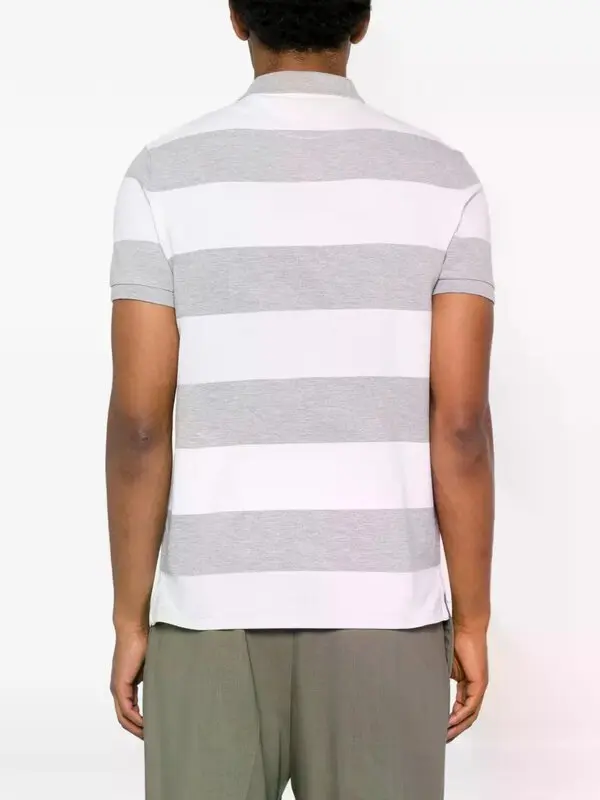 JOHNNY LAMBS Striped-pattern Polo Shirt