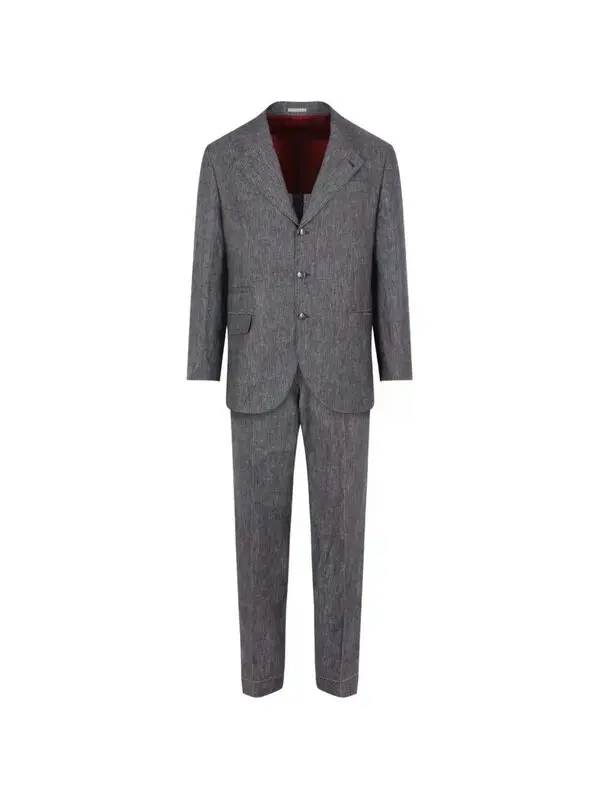 Brunello Cucinelli Single-breasted Linen Suit