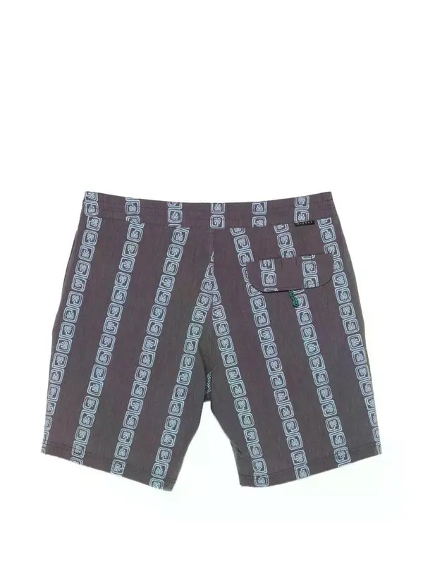 VISSLA Lost Coast Graphic Print Swim Shorts