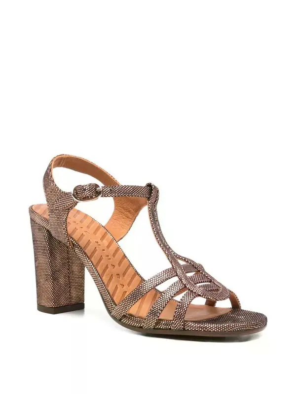 Chie Mihara Babi Metallic T-bar Sandals