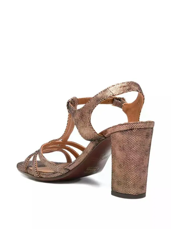 Chie Mihara Babi Metallic T-bar Sandals