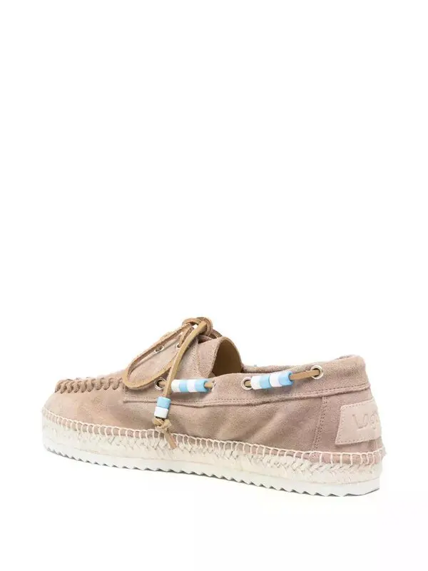 LAGOA Nautico Beaded Suede Boat Shoes