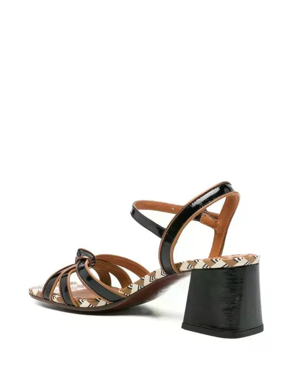 Chie Mihara Leilah Patent Knotted Sandals