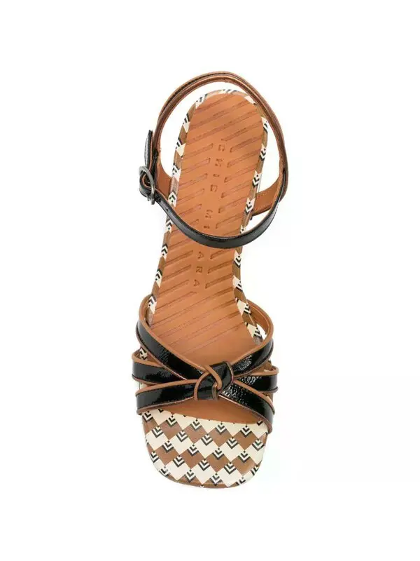 Chie Mihara Leilah Patent Knotted Sandals