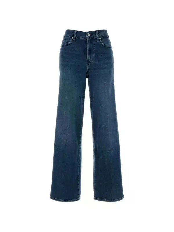 FRAME Le Slim Wide-leg Jeans - Blue
