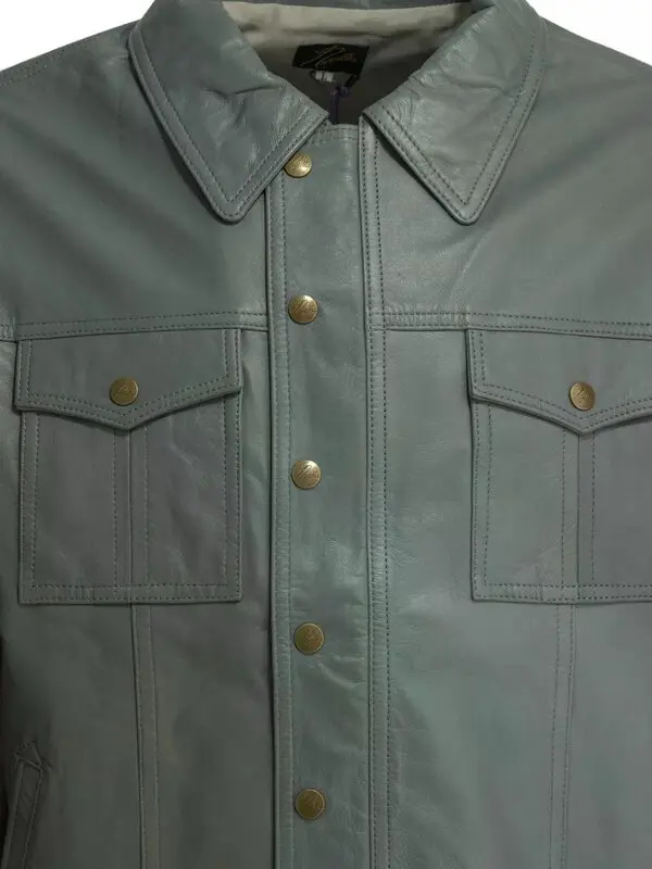 Needles Multi-pocket Leather Jacket
