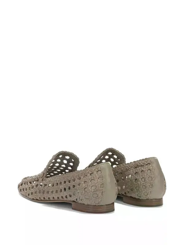 TONI PONS Woven Leather Loafers